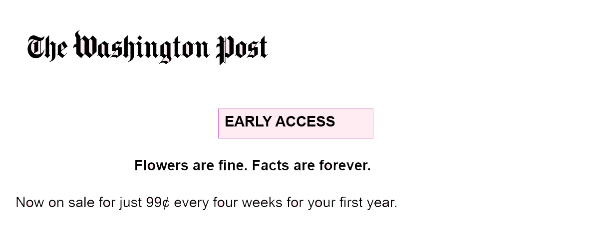 Note to the Washington Post – Truth in Labeling Campaign Blog